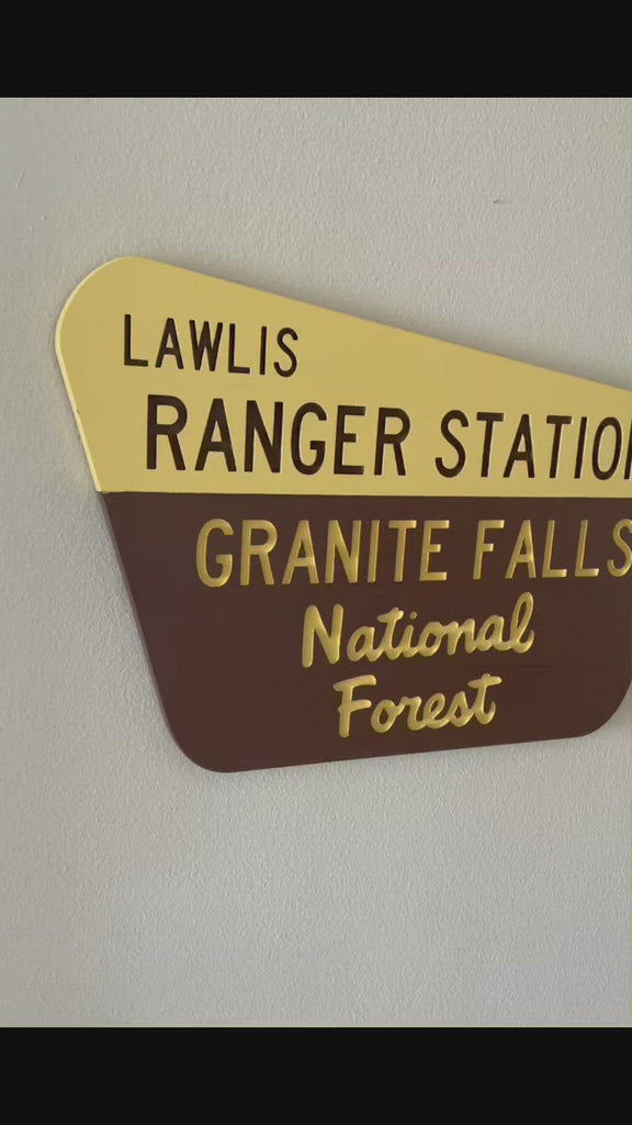 Custom Ranger Station National Forest Sign-Personalized | Chisel Decor ...